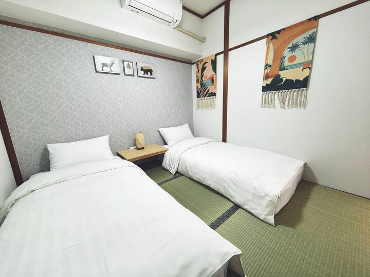 难波西4—2三居室「樱川站步行2分钟,一线直达京瓷巨蛋,心斎橋・難波步行圈!」周边繁华地段,中文可 - Osaka