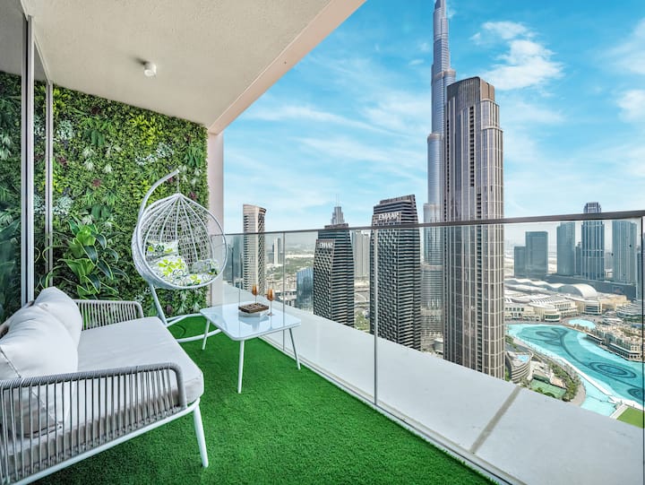 Skyline Majestic 4br | Burj & Fountain Views | Ps5 - 杜拜