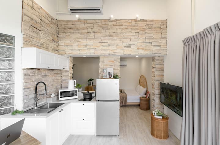 ＊Sunlight 1bd＊mrt 5 Mins｜taipei Arena｜balcony｜nj21 - Taipei