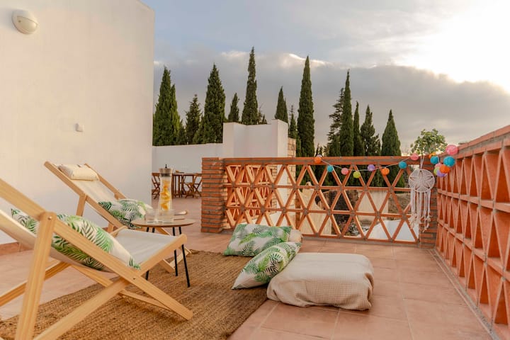 Mirador Del Valle Casa Rural Chimenea En Granada - Dúrcal