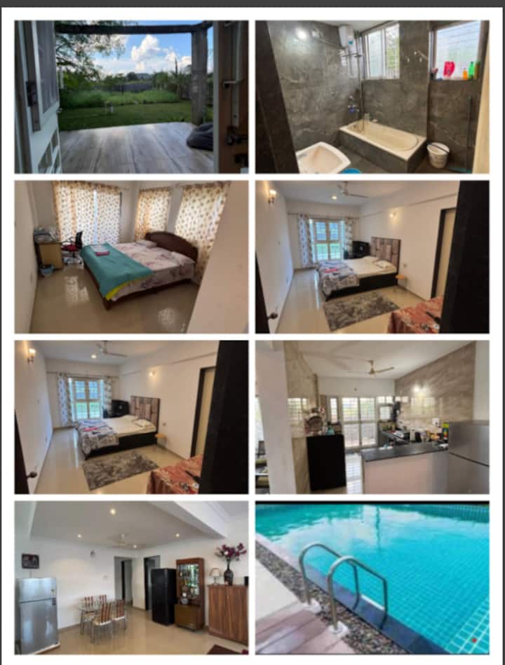 Villa Hinjewadi It Pk Pune 9 Ppl Patio+gard N Pool - Maharashtra