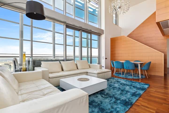 Penthouse With Sea Views And Private Terrace&pool - Barcelona