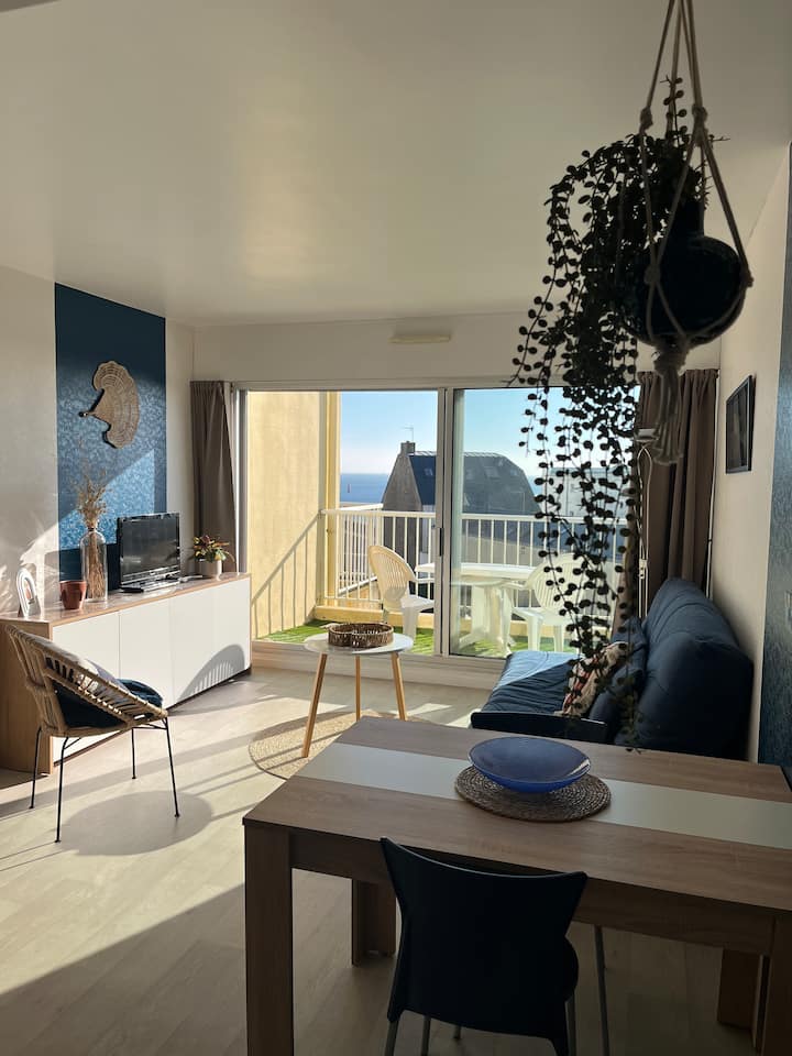 Grand Studio Lumineux Vue Sur Mer, 1 Place Parking - Belle-Île-en-Mer