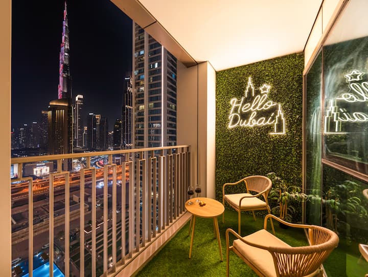 Superbe T3 Vue Burj Khalifa – À Pied Du Dubai Mall - Dubai