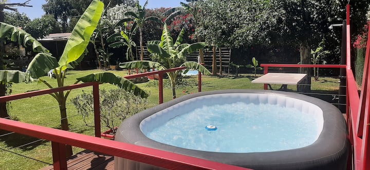 Séjour Tropical Avec Jacuzzi, Proche De La Mer. - Alénya