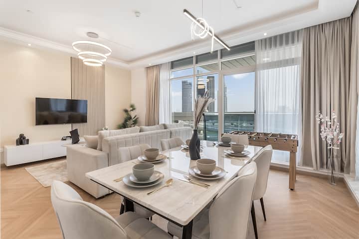 Elegant 3br Lux Stay In The Heart Of Dubai Marina - 