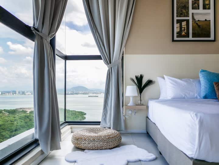 Home Attic@urbanfullyseaview#1br#2pax - George Town