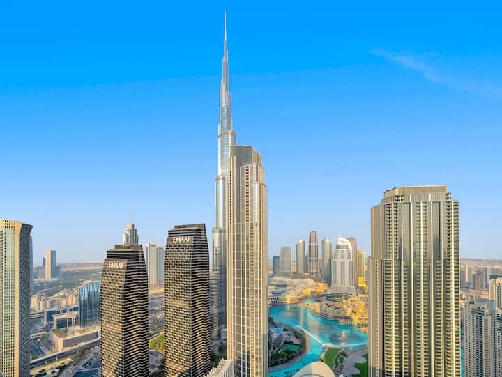 New | 57 Floor | Burj Khalifa Panorama | 4 Rooms - Dubai
