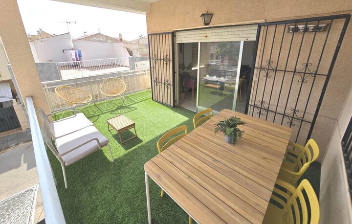 Apartamento Con Terraza Cerca Del Mar - Pilar de la Horadada