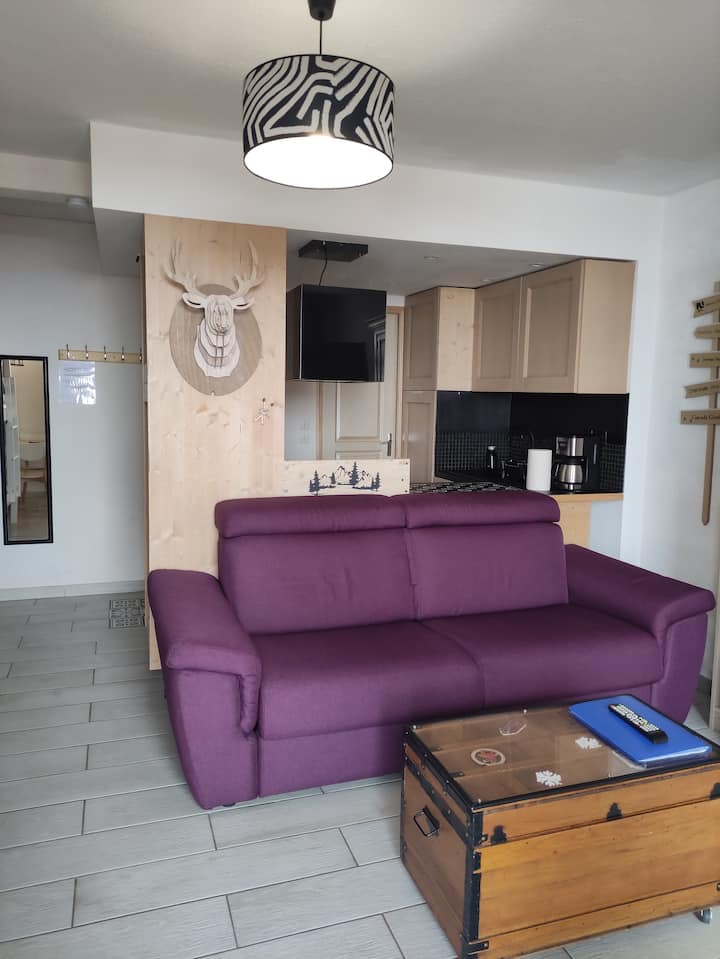 Beau Studio Rdc La Mongie 4 Pers - La Mongie