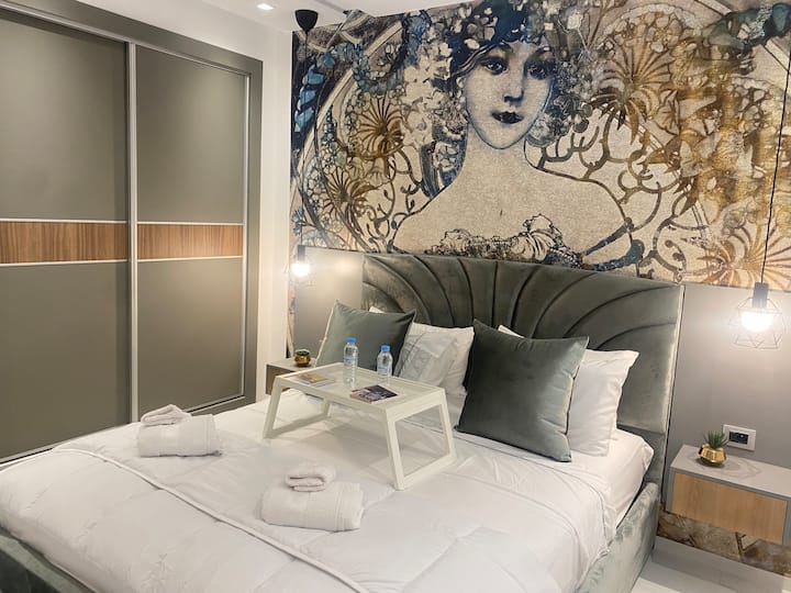 Luxueux 65m With Balcony :Centre/boulevard/plage - Tangier