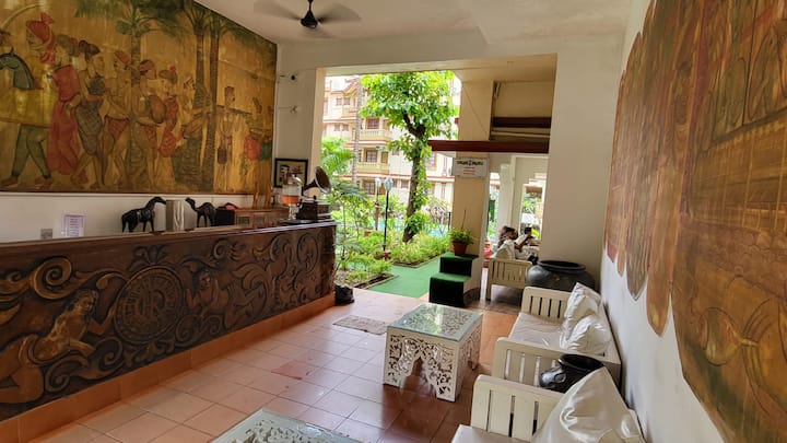 1 Bhk-pool View Apartment @ Candolim 2 Min Beach ! - Goa