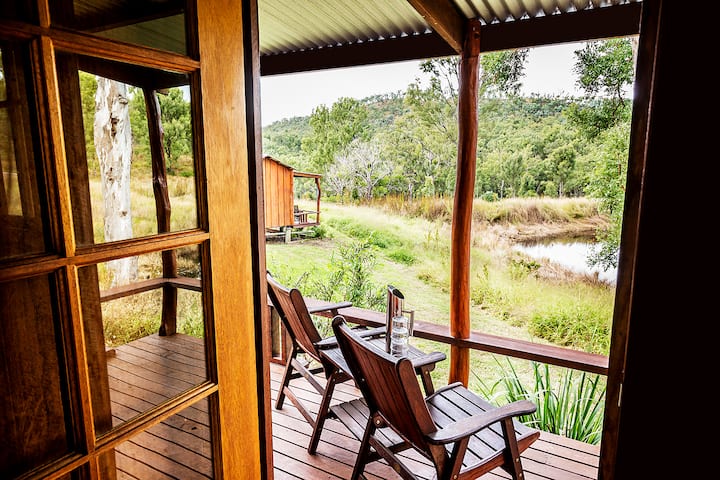 Hidden Vale Cabin 4 - Goanna - Grandchester Railway Station