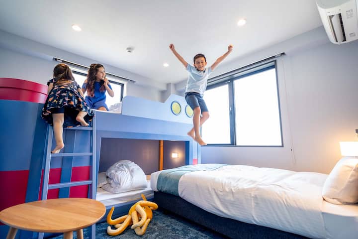 Family Kids-friendly!/'sea Room' With A Bunk Bed - Kyoto
