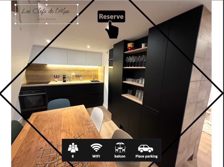 Appartement Spatieux Tout Confort à Huez - Villard-Reculas