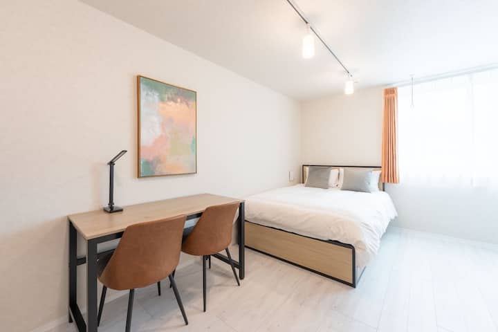 駅徒歩3分/駅近・家具家電付き/2人までok/コンビニ至近/ugard D01 - Yokohama