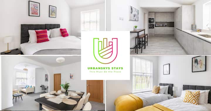 Impressive 4 Bed House - Free Parking And Wi-fi - Milton Keynes