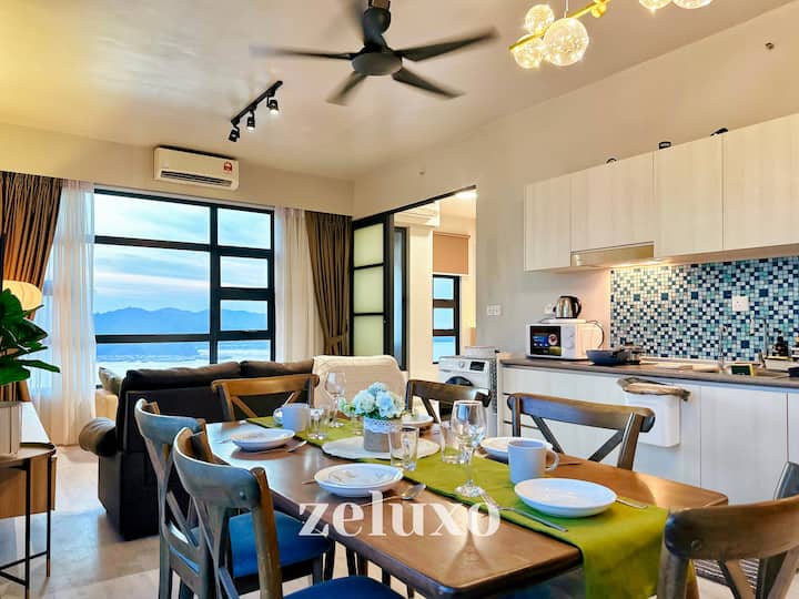 Zeluxo | #Jq12 | T2 Level 28 | 2br 2bath | Seaview - Kota Kinabalu