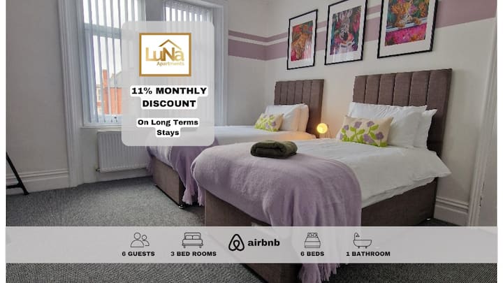 11%off Stays 7days+ | 6bed House | Families&groups - Gosforth