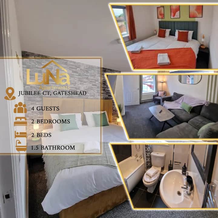 2 Bedroom House-huge Discounts On Stays! - Gateshead