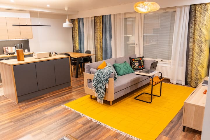 City Luppo - Spacious, Smart, Warm, Sauna, Wi-fi - Rovaniemi