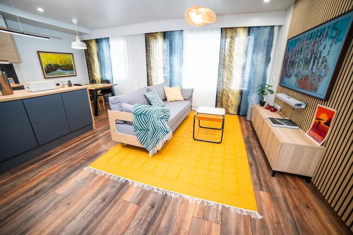 Cityluppo *1st Ranked, Warm, Sauna, Wi-fi, Design - Rovaniemi