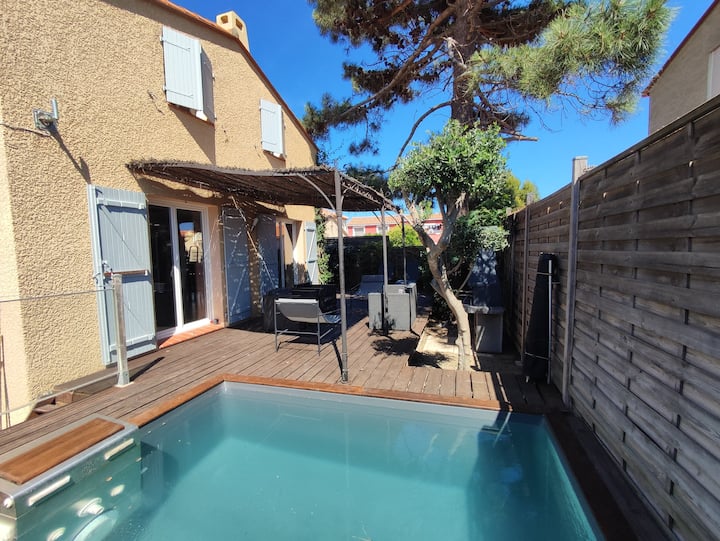 Jolie Villa 4* Avec Piscine à 400m De La Plage - Sainte-Marie