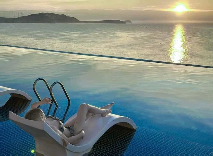 Luxury Apartment-couple Room-bathtub-great Seaview - Mũi Né