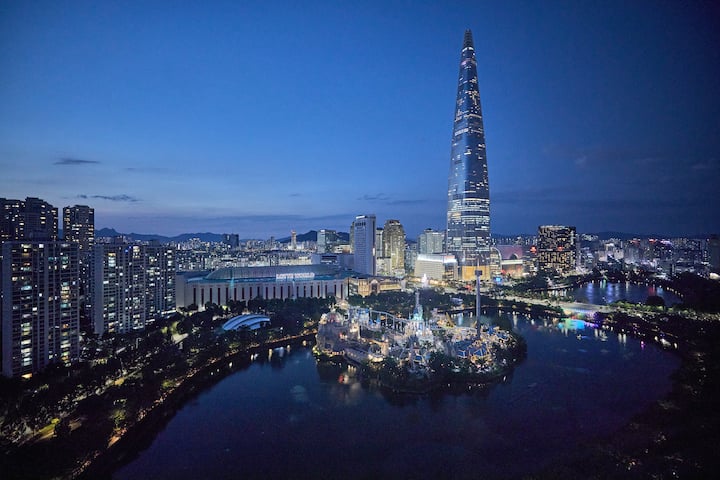 잠실 석촌호수뷰 최고층전망 롯데타워 롯데월드 - 내곡동