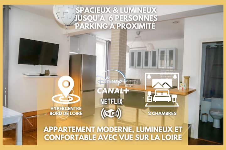 Moderne 60m2 Vue Sur La Loire Hypercentre Confort - Blois
