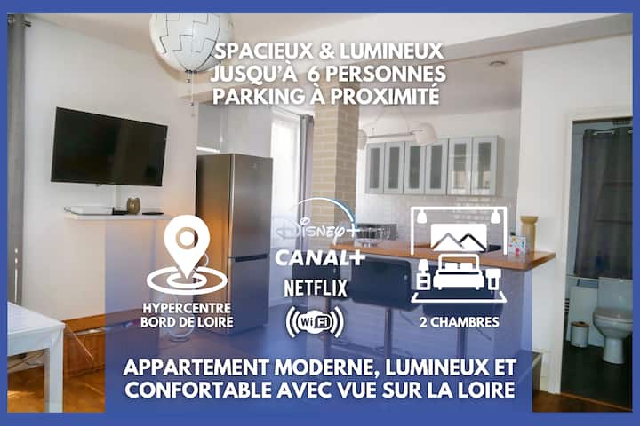 Moderne 60m2 Vue Sur La Loire Hypercentre Confort - Blois