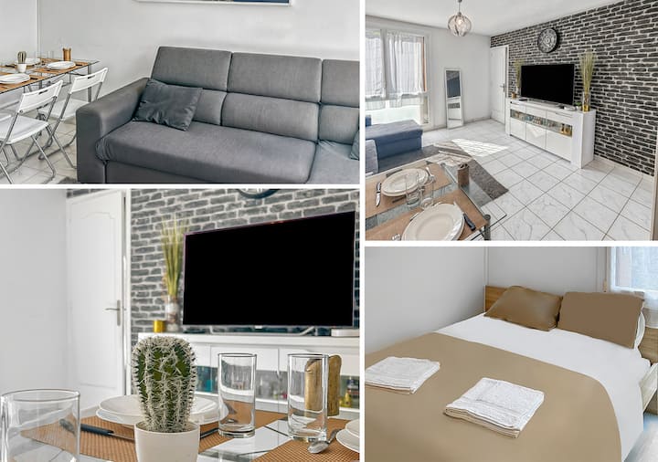 Appartement Moderne Avec Wi-fi Et Balcon - Hauts-de-Seine