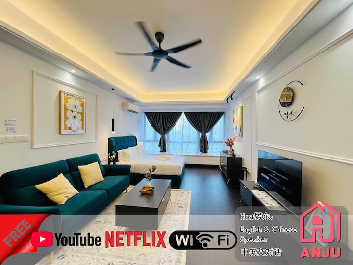 Prestige Studio Unit At R&f Seine Region By Anju - Johor Bahru