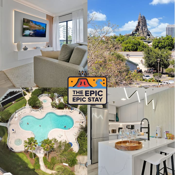 New Unique Flat, 5 Min To Universal & Int Drive - Walt Disney World® Resort, Orlando