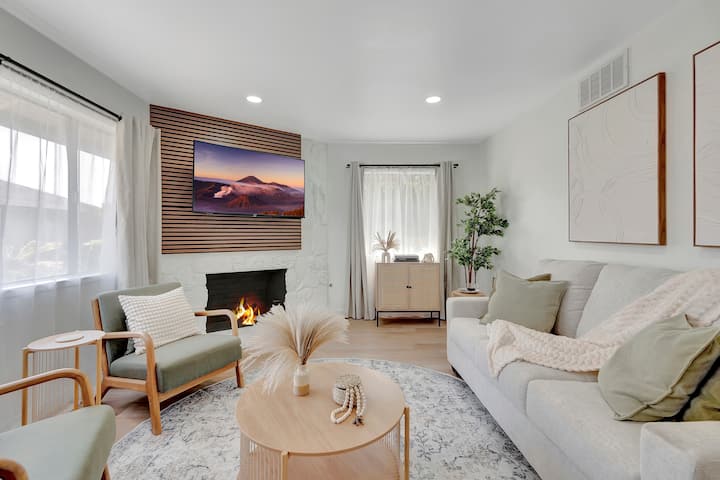 New 2bd W 3 King Beds Patio Bbq - Anaheim