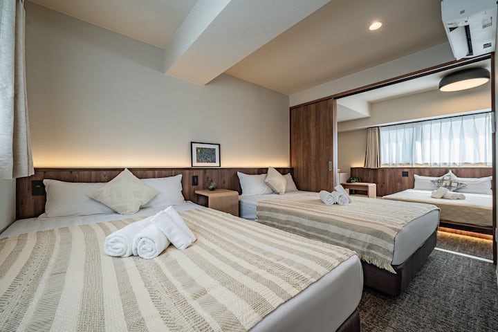 55㎡/8people/tsutenkaku/metro/dotonbori/cbd/kix/usj - Namba Station - Osaka