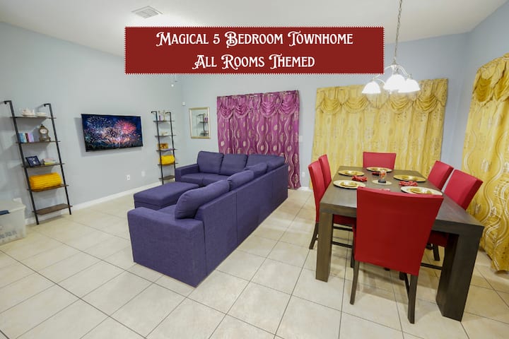 Owner-hosted | 5-br End Unit Townhome | Sleeps 10 - Kissimmee, FL