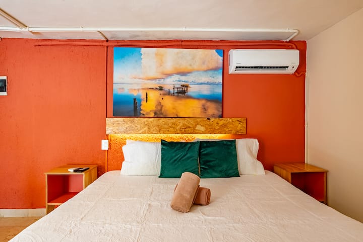 Casa Rubia · Cancún Centro~ac~wifi~terrace~hamacas - Cancún