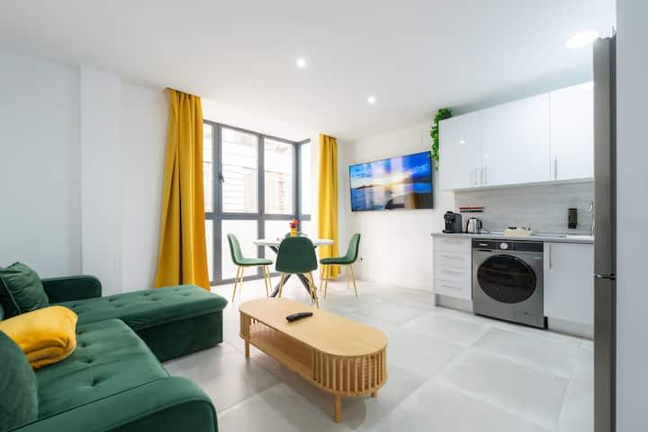 Apartamento Deluxe 50m2 -Lemon Apartment Bernabeu - Madrid
