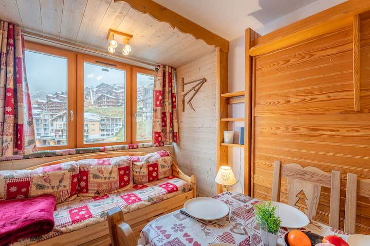 Ski In-out - Coeur De Val Thorens Cosy, Wifi - Grande Rue