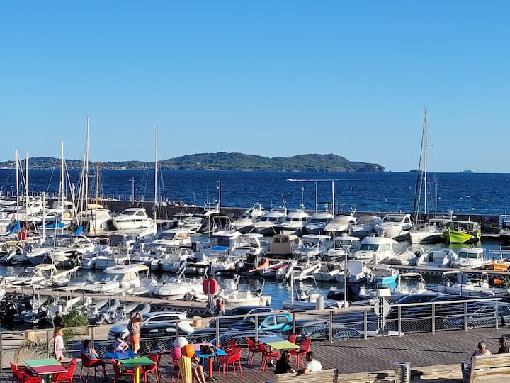 Apt Climatisé Vue Imprenable Mer - Carqueiranne