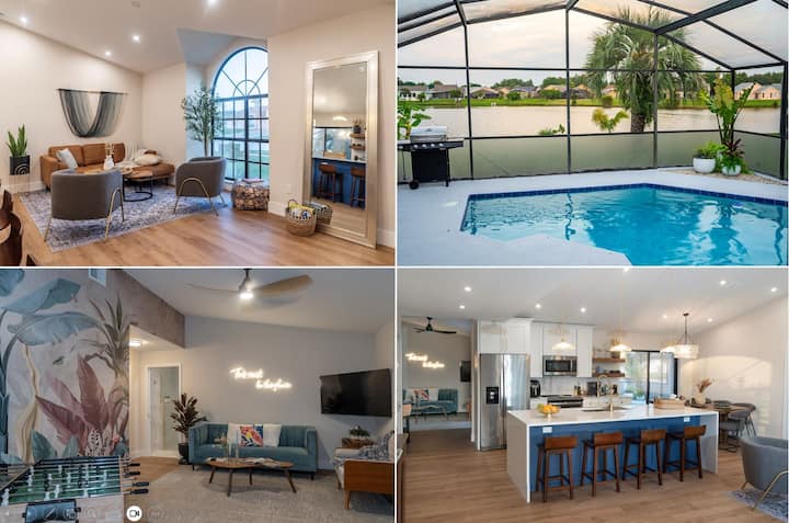 Lakefront Pool Home-near Disney! - St. Cloud, FL