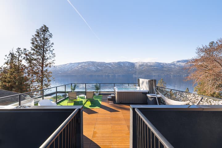 Private Studio#2 Lake Side W/ Shared Hot Tub - Lake Country