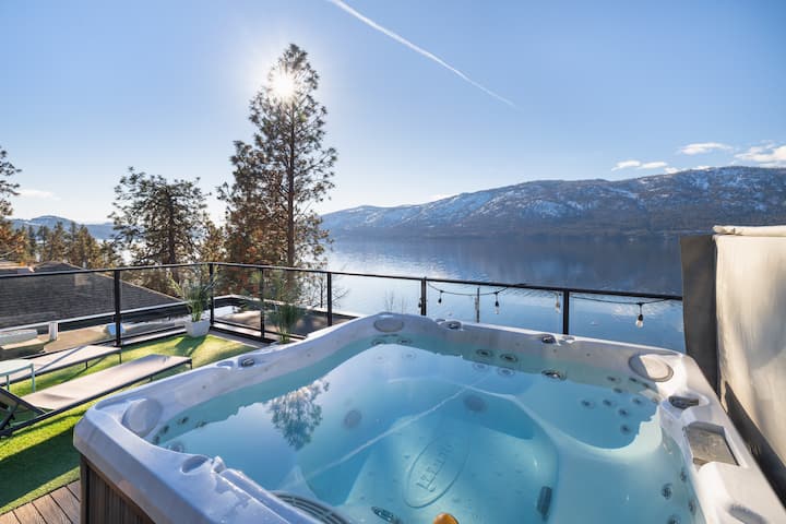 Private Studio#1 Lake Side W/ Shared Hot Tub - Lake Country