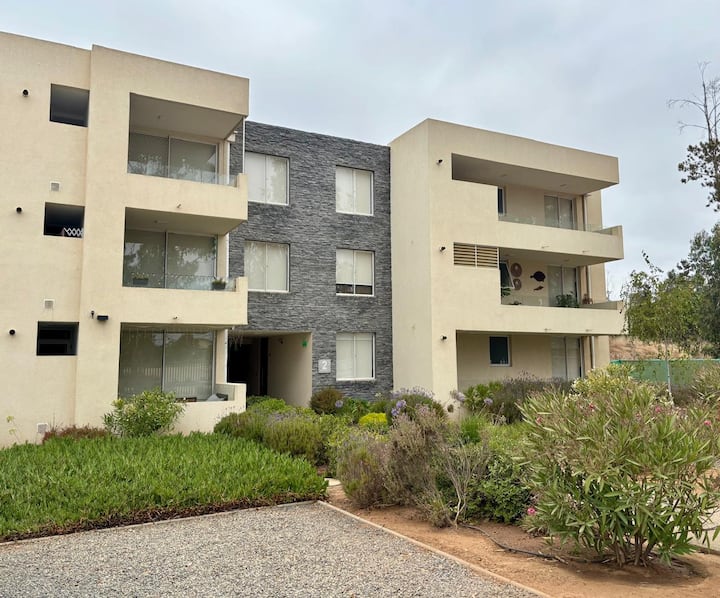 Algarrobo: Comodo Depto. Terraza • Piscina • Wifi - Algarrobo