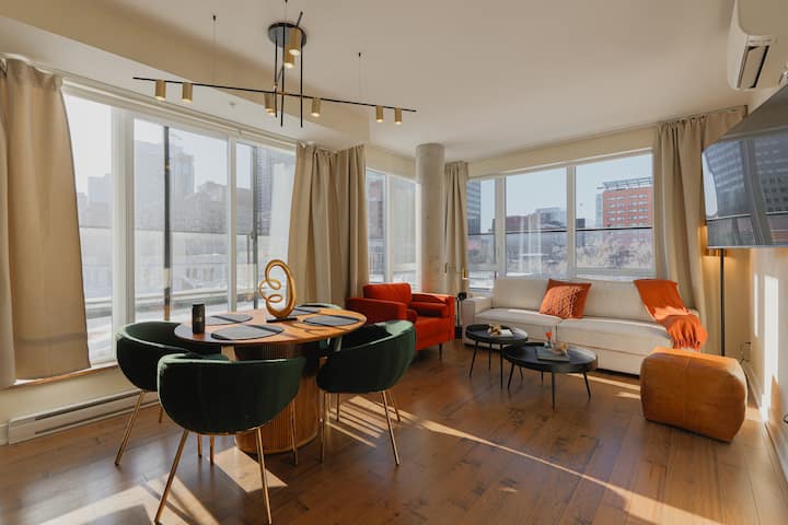 Downtown 2br Penthouse | Panoramic Views | Terrace - Montréal, QC