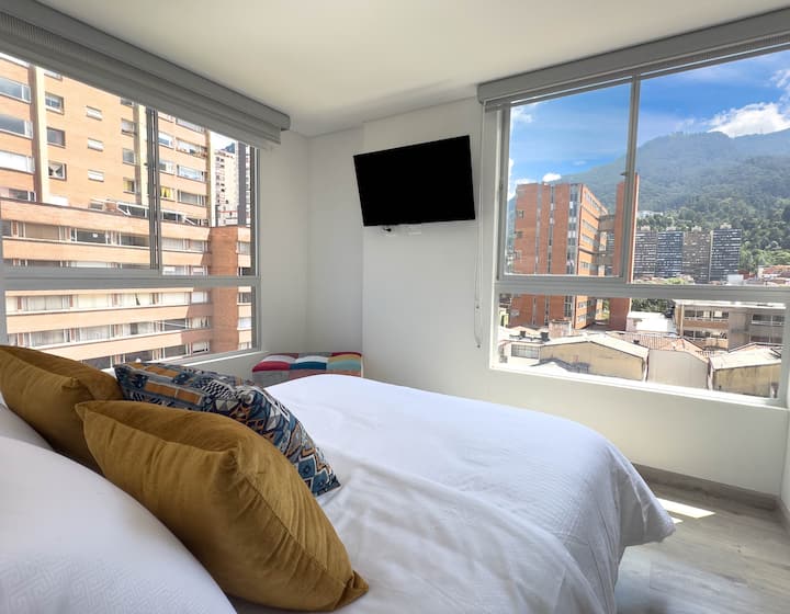Loft Hermosa Vista A Las Montañas En La Candelaria - Bogotá