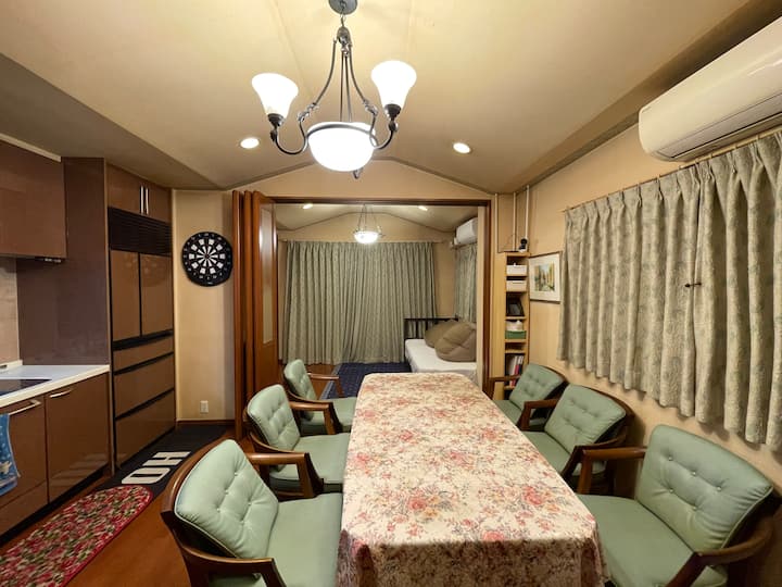 青砥駅徒歩2分、ディズニー＆空港直通、上野・浅草・銀座直通、最大5名、旅房 Jugemu 東京葛飾 - Misato