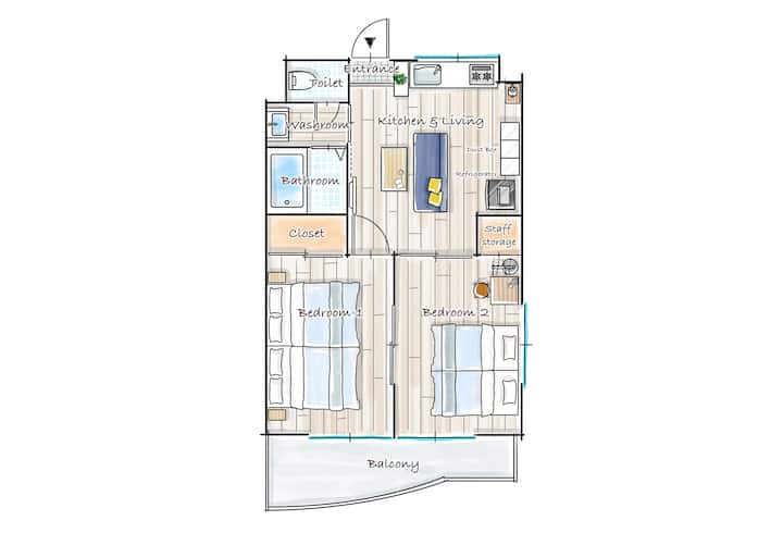 Matsuyama Sta 11 Min/hot Spring 7 Min/5bed/max7ppl - Matsuyama