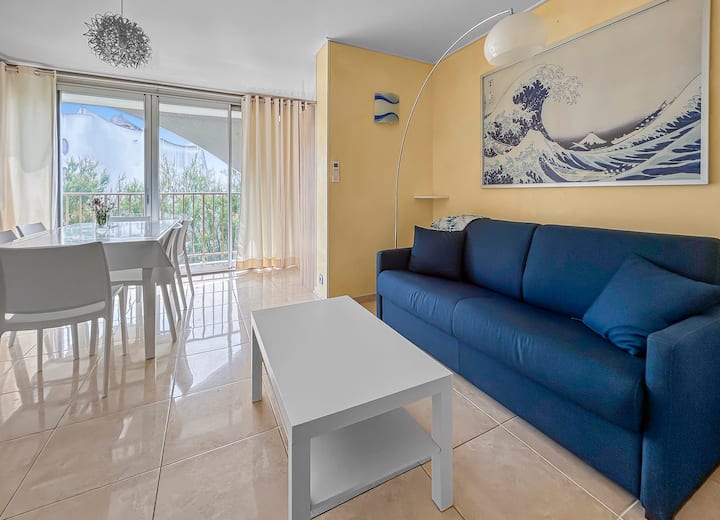 T2, Calme & Lumineux, Au Bout Du Jardin, La Plage! - La Grande-Motte